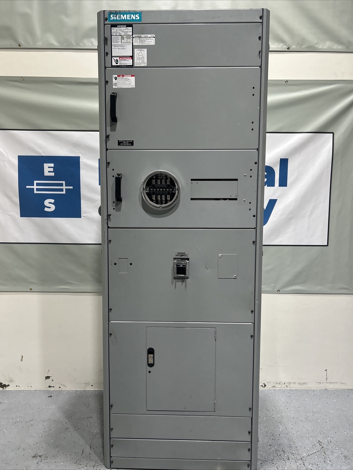 400 Amp Meter Main Siemens 240v 3phase 4 Wire PB424 W Distribution | eBay