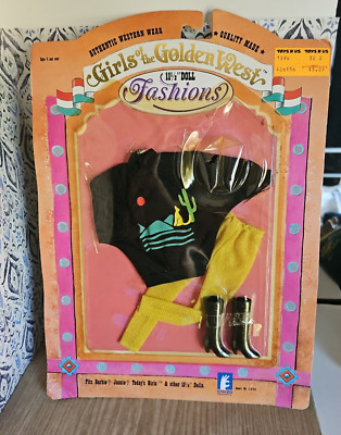Vintage 1980's Creata Fashion Doll Clothes Girls of the Golden West ...