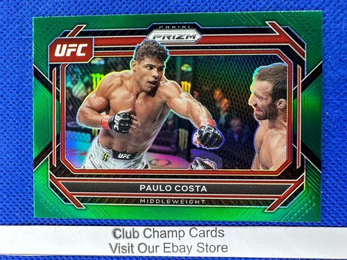 2023 #79 Paulo Costa Panini Prizm UFC Green Prizm | eBay