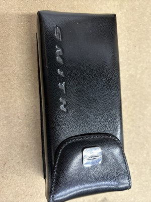 SMITH - Protective Hard Leather Snap Case - Glasses Sunglasses Pouch | eBay