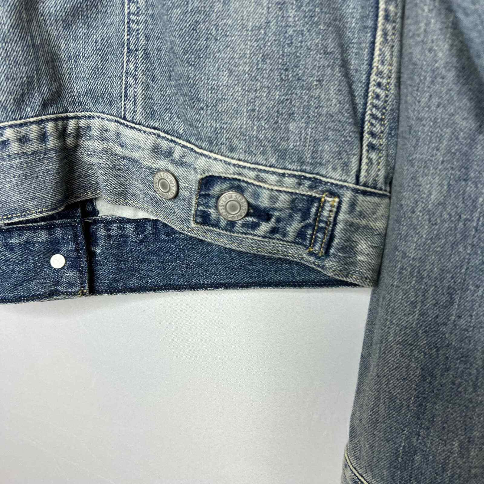 Levi's White Label Trucker Jacket Vintage Wash Size M… - Gem
