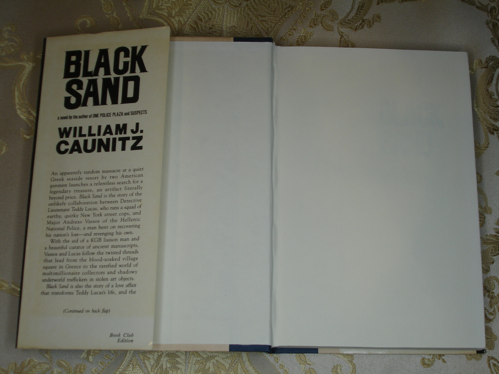 Black+Sand+by+William+J.+Caunitz+%281988%2C+Hardcover%29 for sale ...