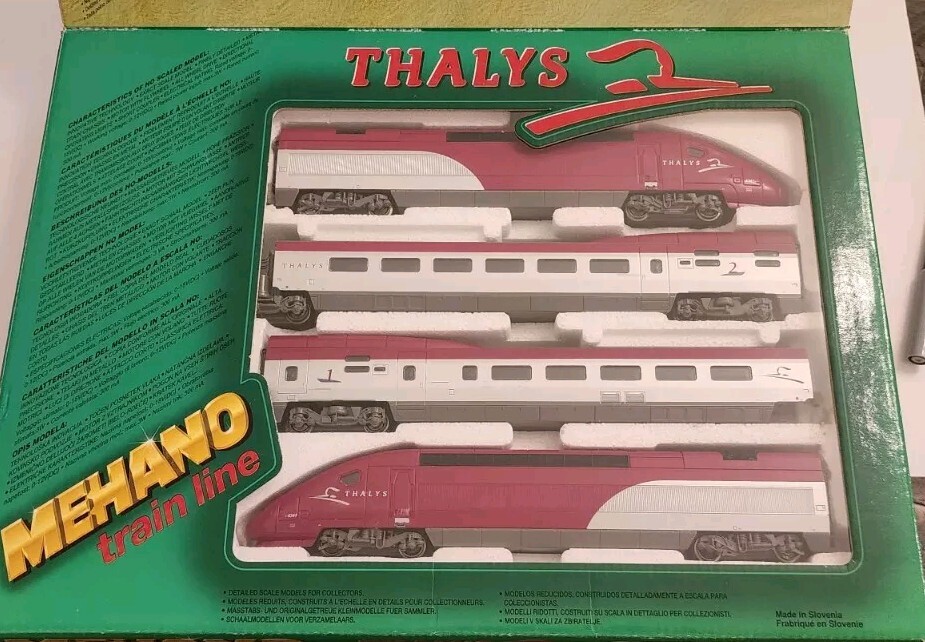 MEHANO Train Line HO Scale Passenger Train Set Thalys #2 | eBay