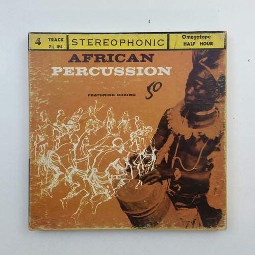 AFRICAN PERCUSSION IN STEREO Vol II feat. Chaino STF7880 Reel To Reel 7 ...