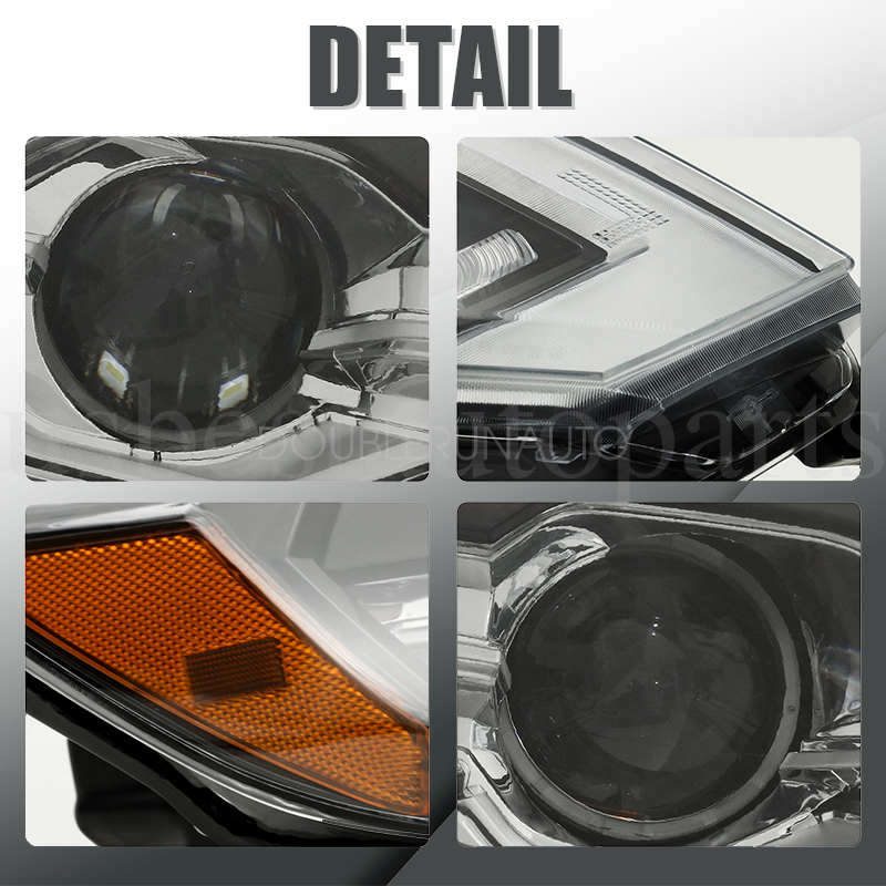 For 2017-2020 Nissan Rogue SL/SL Hybrid Full LED Headlights Dual ...
