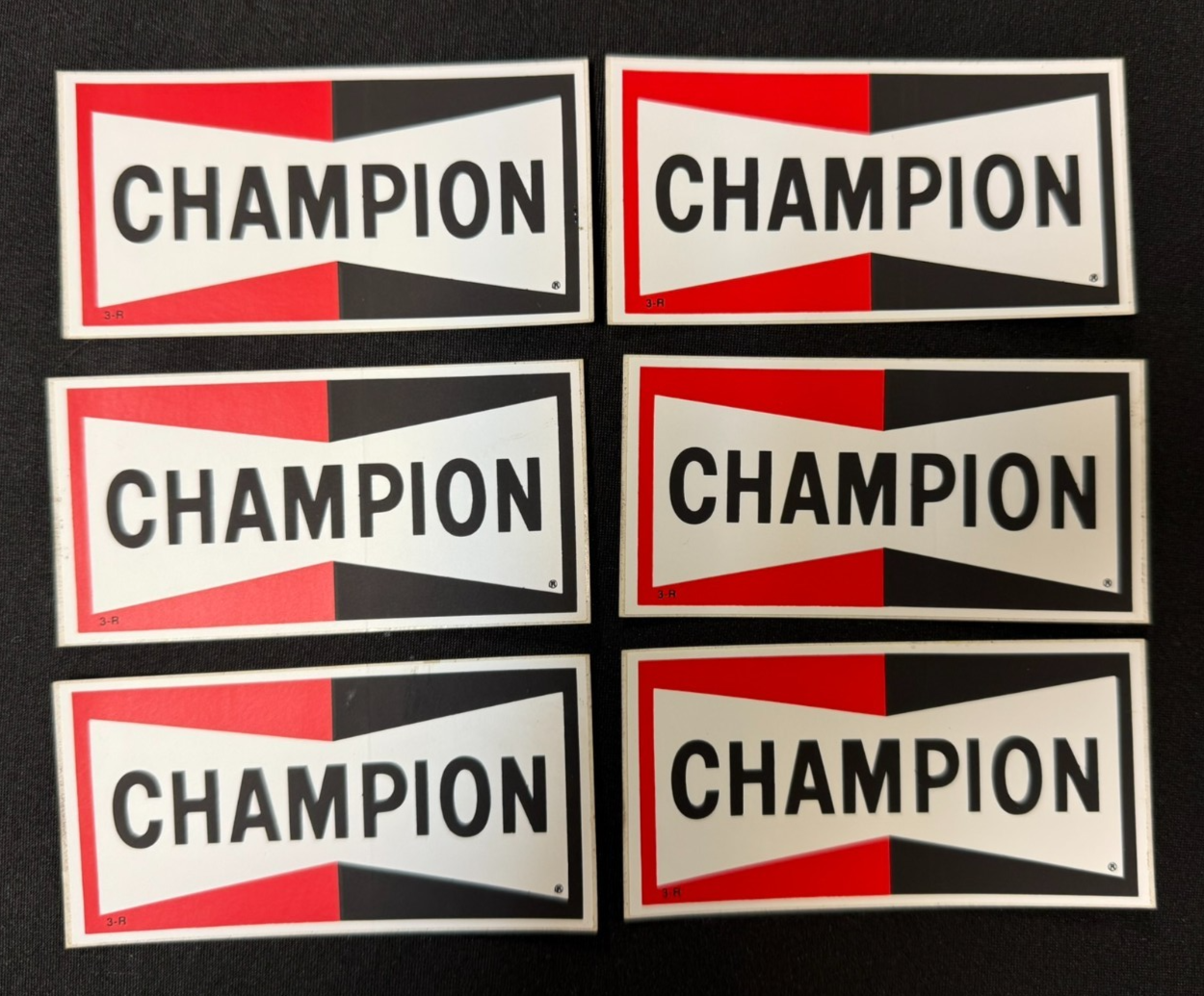 NOS Vtg Lot 6 Original 60s-70s Champion 4"x2" Spark Plug Automotive ...