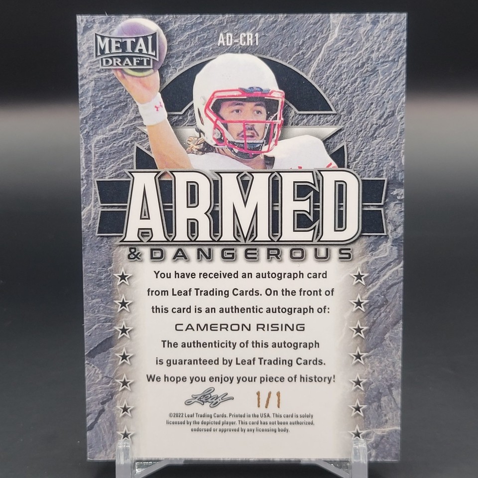 2023 Leaf Metal ~ Cameron Cam Rising Gold Vinyl Superfractor Rookie ...