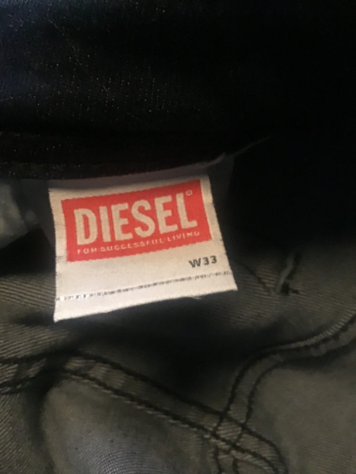 NWT Diesel MARKEE TROUSERS DENIM Mens Jeans.Size:W33,L30,Color:Dark ...