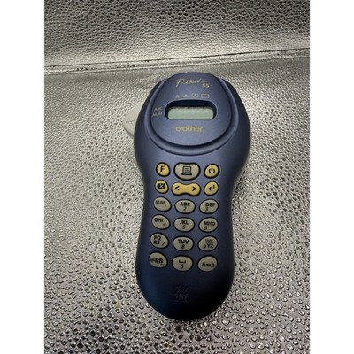 Genuine Brother P-Touch 55 Label Maker w/ Tape - BLUE *TESTED* | eBay