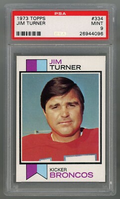 1973 Topps #334 Jim Turner PSA 9 MINT #26944096 **TRX0822** | eBay