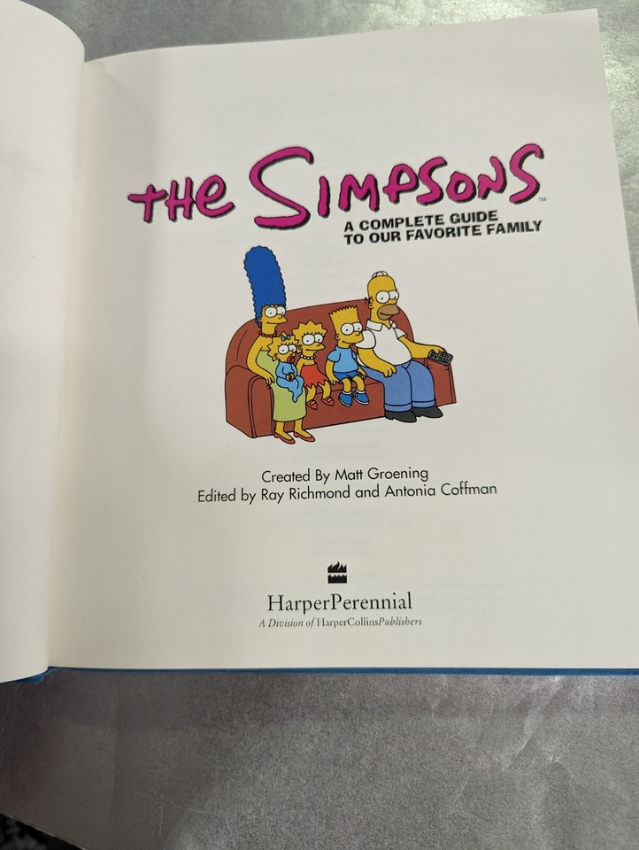 The Simpsons Complete Guide to Our Favorite family Hardcover FIRST ...
