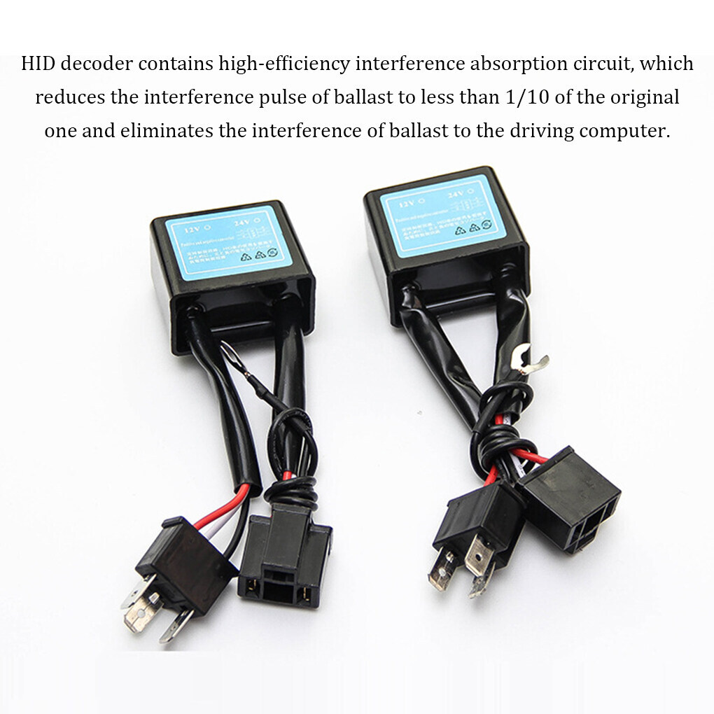 2PCS H4 LED Reversed Polarity Converter Positive Negative Switch ...