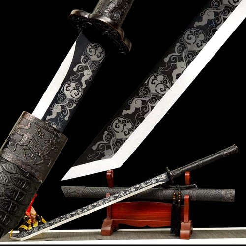 Kirin Battle Dao Sword High Manganese Steel Strong Sharp Full Tang ...