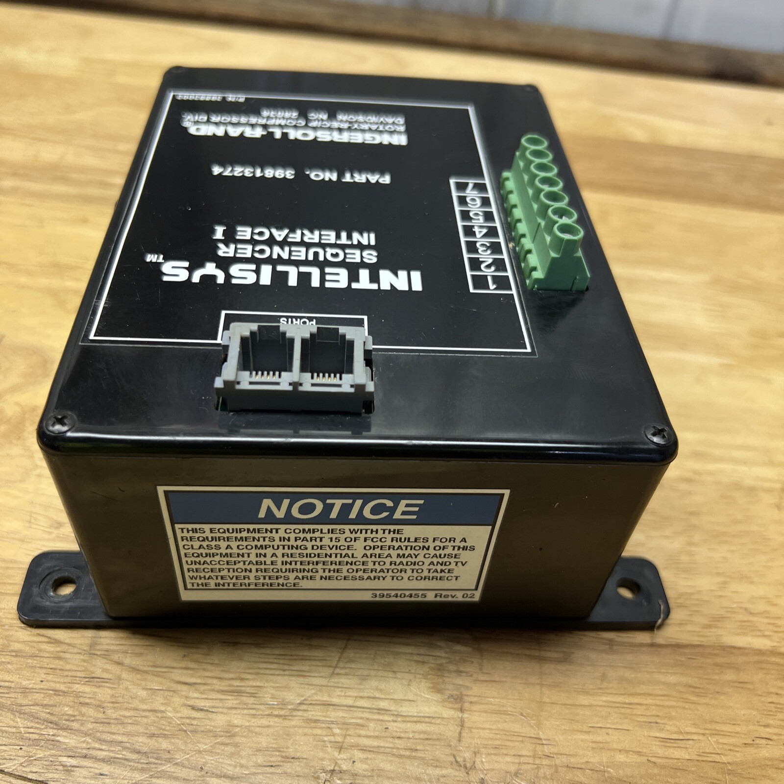 Ingersoll-Rand 39813274 Sequencer Interface 120V / 240V 1/10HP | eBay