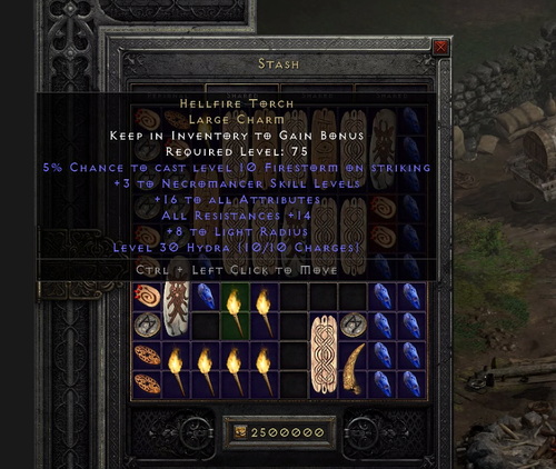 Diablo II D2R Necro Hellfire Torch PC Xbox Softcore NL Ladder | eBay
