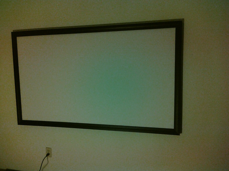 86"x54" High Contrast Grey Projection Screen Material USA + Plans For ...