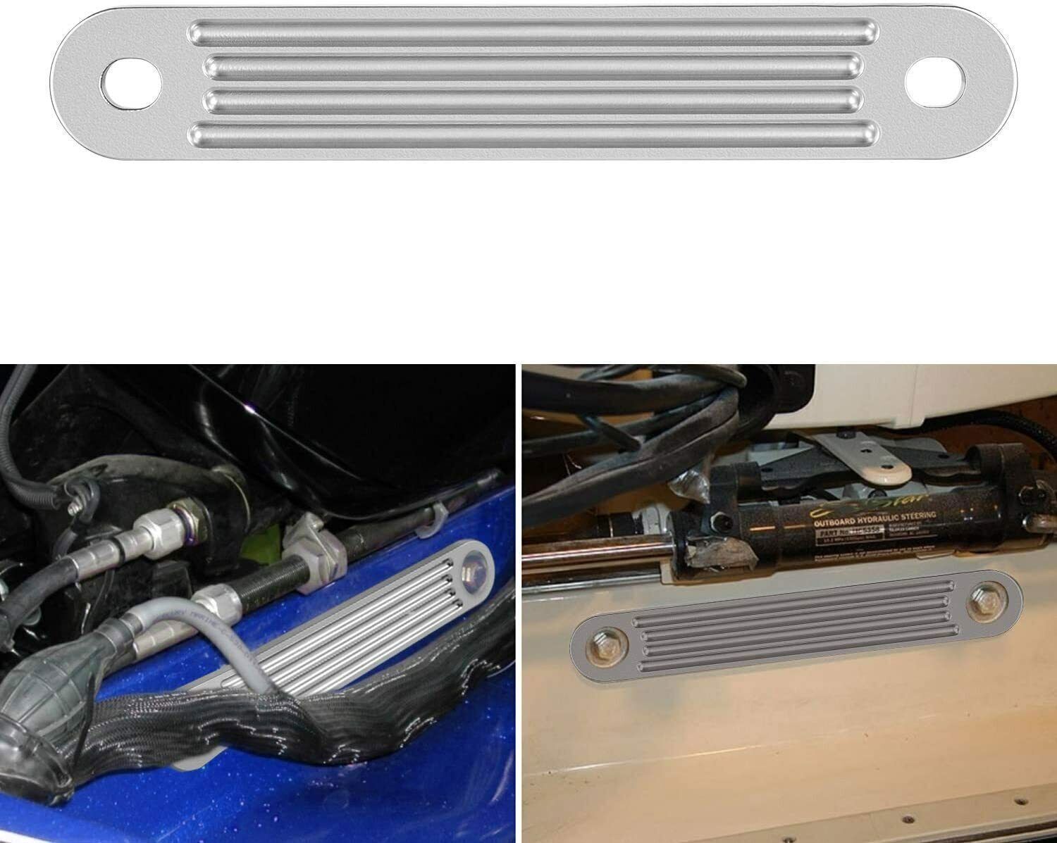 TSP-2DP Marine Transom Support Plate 12"x2" 10" Lower Bolt Hole Pattern ...