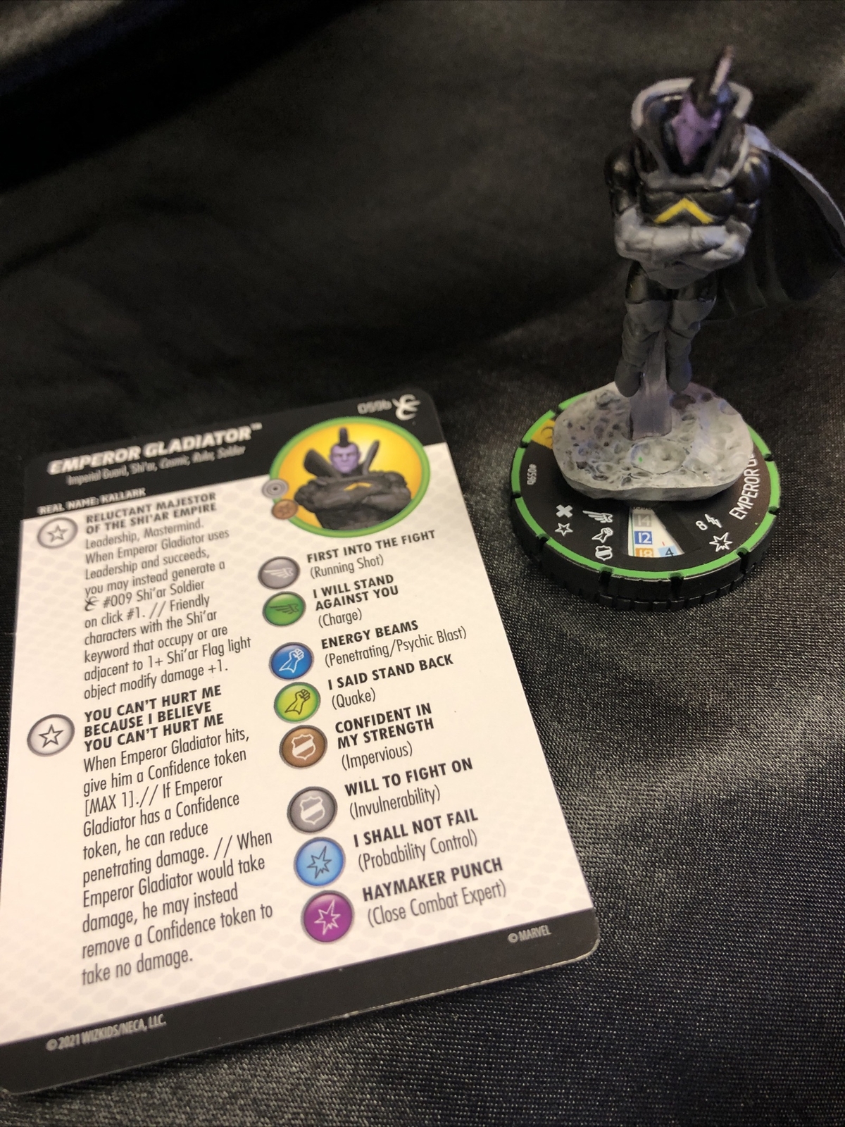 Heroclix X-Men: Rise and Fall set Emperor Gladiator #059b Prime figure ...