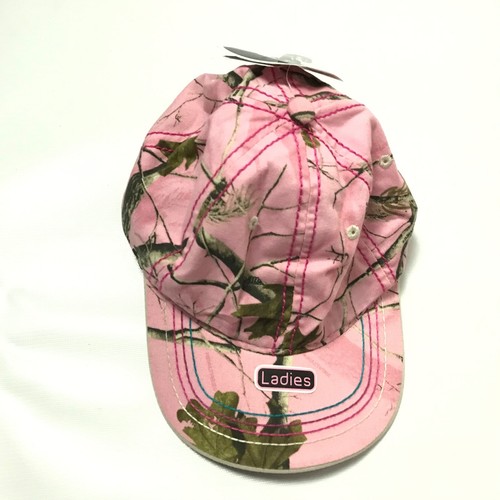 Pink Realtree APC Camo Ladies Fit Ball Cap Hat Camouflage Embroidered ...