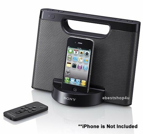Sony RDP-M5iP iPod iPhone Audio Dock w/ Remote, Wireless Bluetooth ...