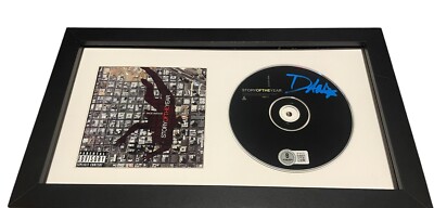 STORY OF THE YEAR DAN MARSALA SIGNED AUTOGRAPH PAGE AVENUE FRAMED CD w ...