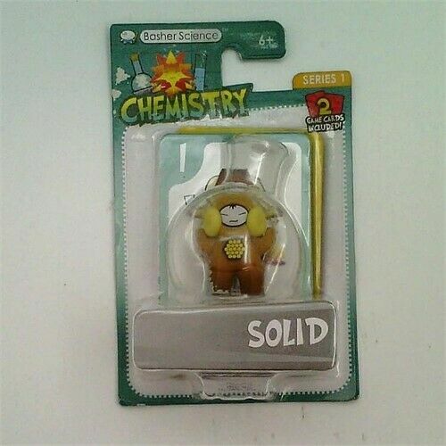 Basher Science Chemistry Series 1 Solid Figure 2 Game Cards Mattel for ...