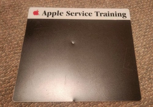 Vintage Apple Service Training Large Desktop Mouse Pad Wood Associates ...