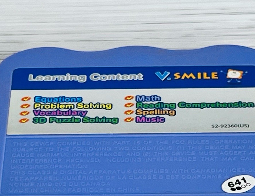 VSmile VMotion Game ZayZoo Learning Math Spelling Vocabulary Zay Zoo ...