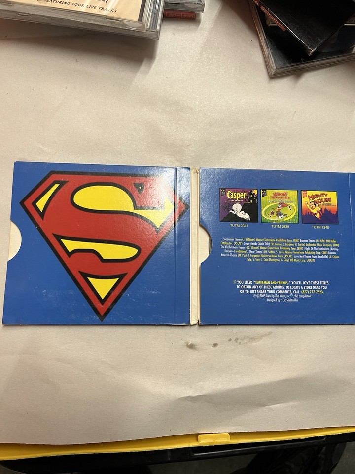 Superman and Friends CD + Bonus DVD – Classic Cartoons & Music | eBay