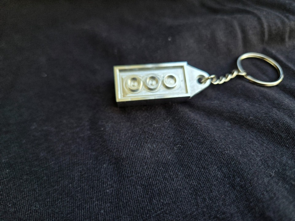 cnc aluminum metal brick keychain | eBay