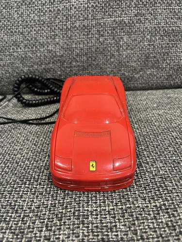 Betacom Ferrari Testarossa Red Car Landline Telephone Phone 1980’s | eBay