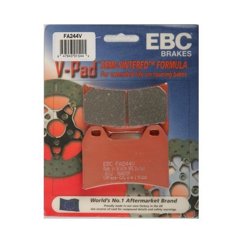 EBC V Front Brake Pads for BMW 2009-15 F800R F800GT F800S F800ST FA244V ...