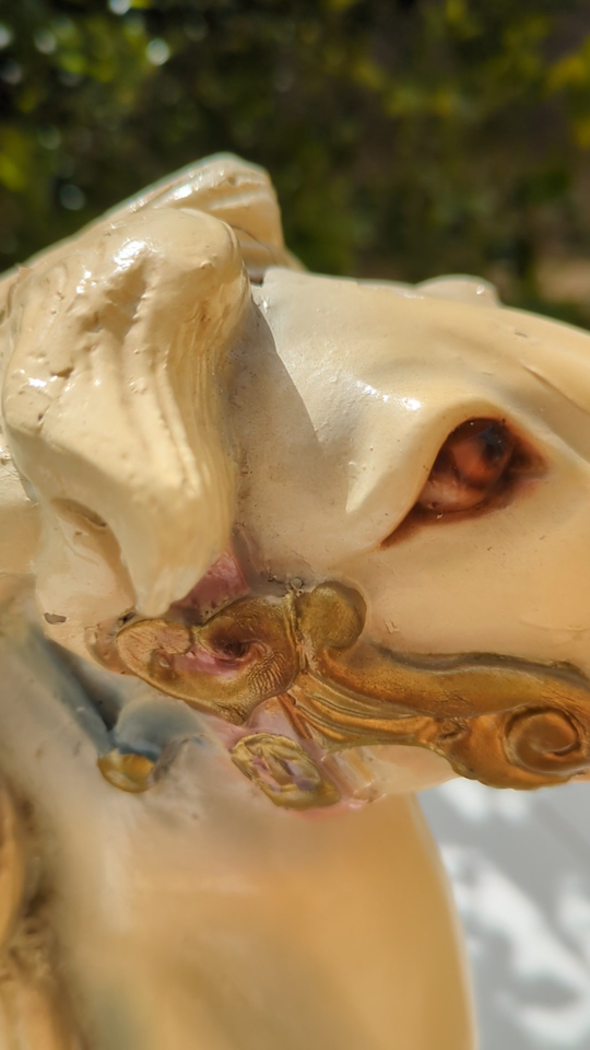 Vintage Carousel Horse 18" TALL X 19" LONG-Heraldic Style-Sea Shell ...