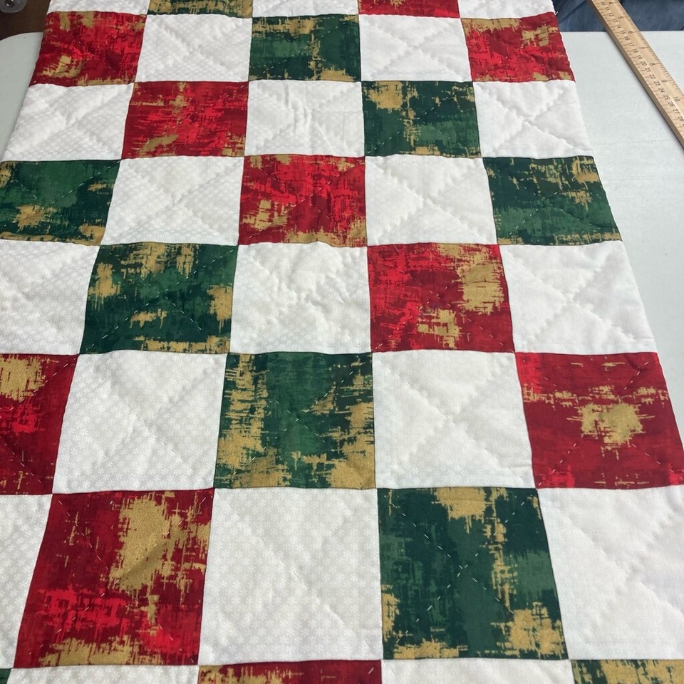 Handcrafted Cottage Core Cabin Core Folk Art Quilted Table Runner Wall ...