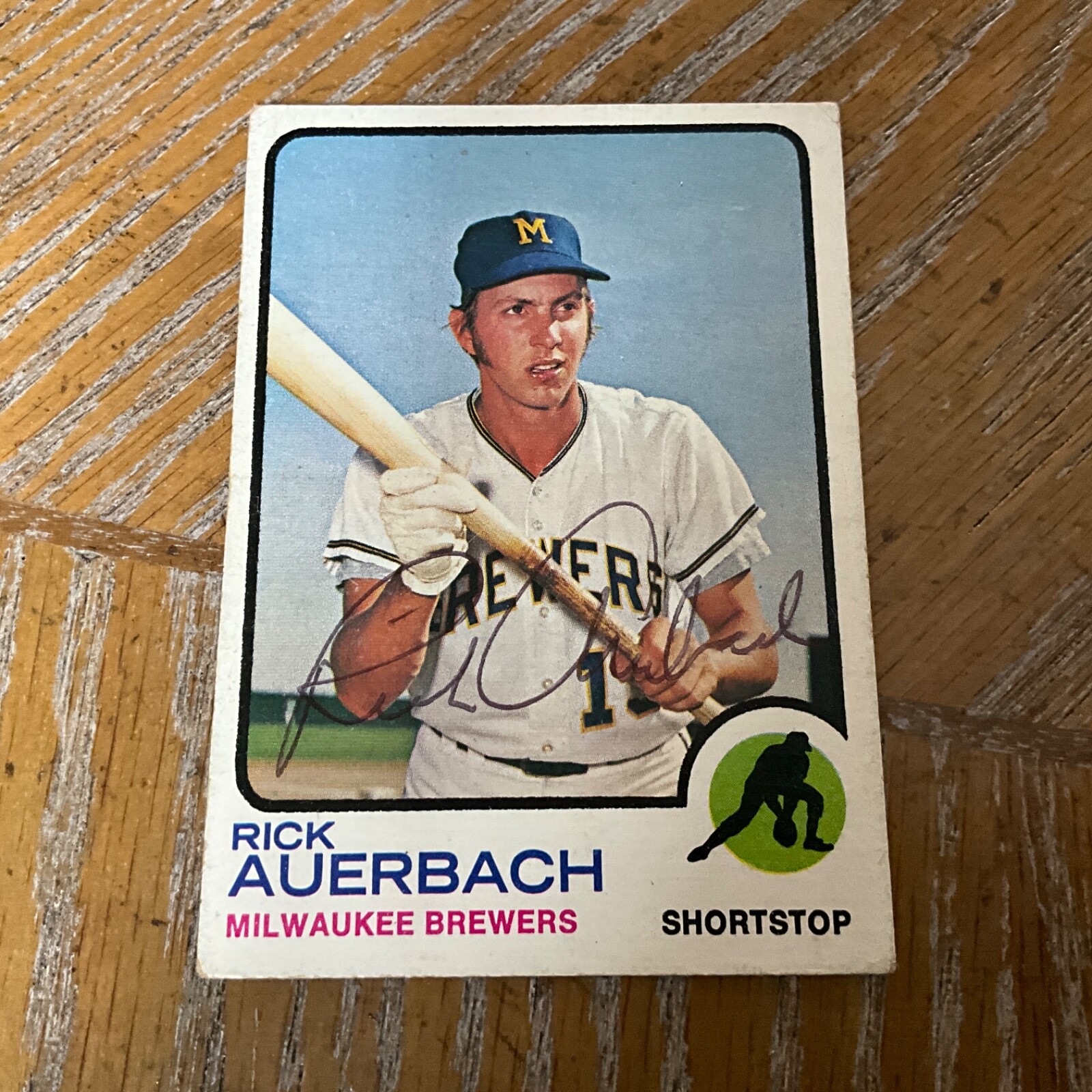 Autographed 1973 Topps. RICK AUERBACH | eBay
