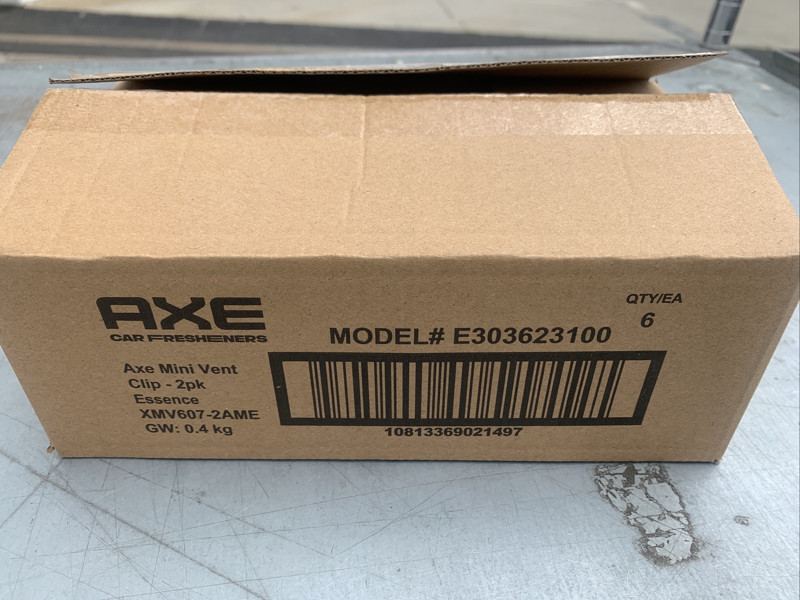 6-2 packs AXE Car Gel Vent Car Air Freshener Essence Black Pepper and ...