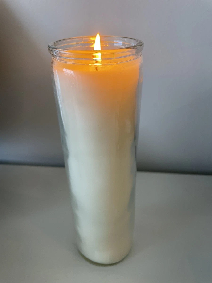 Long Glass Religious Candles