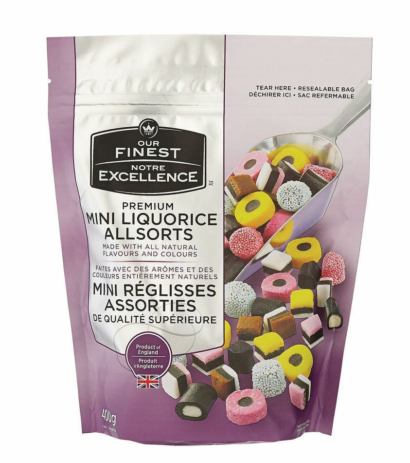 2 Bags Our Finest Premium Mini Liquorice Allsorts 400g /14 oz Each-Free ...