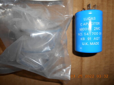Genuine Lucas 54170009 capacitor w/ mounting spring 54483156, Brit ...