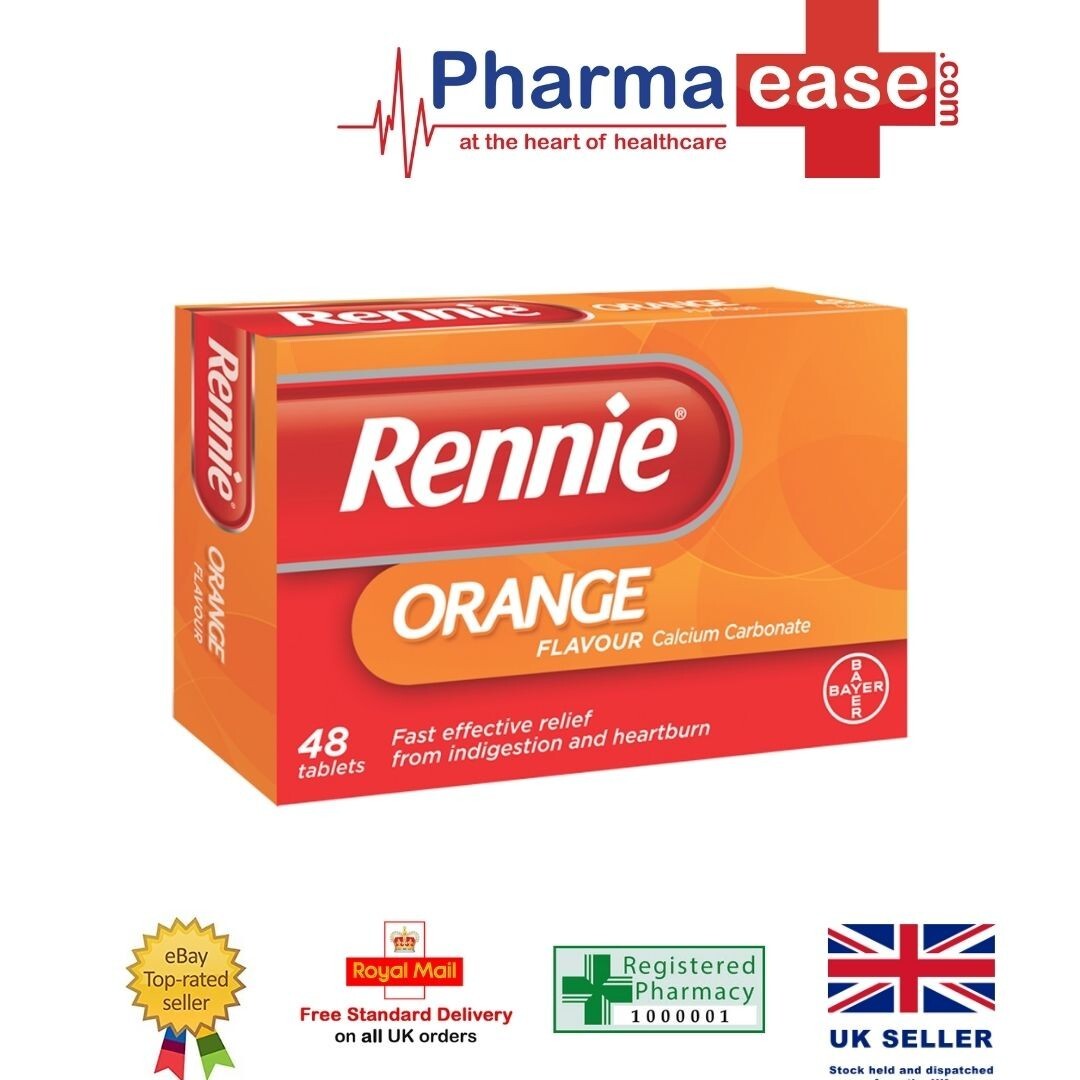 Rennie Orange Heartburn Indigestion 36 Tablets | eBay
