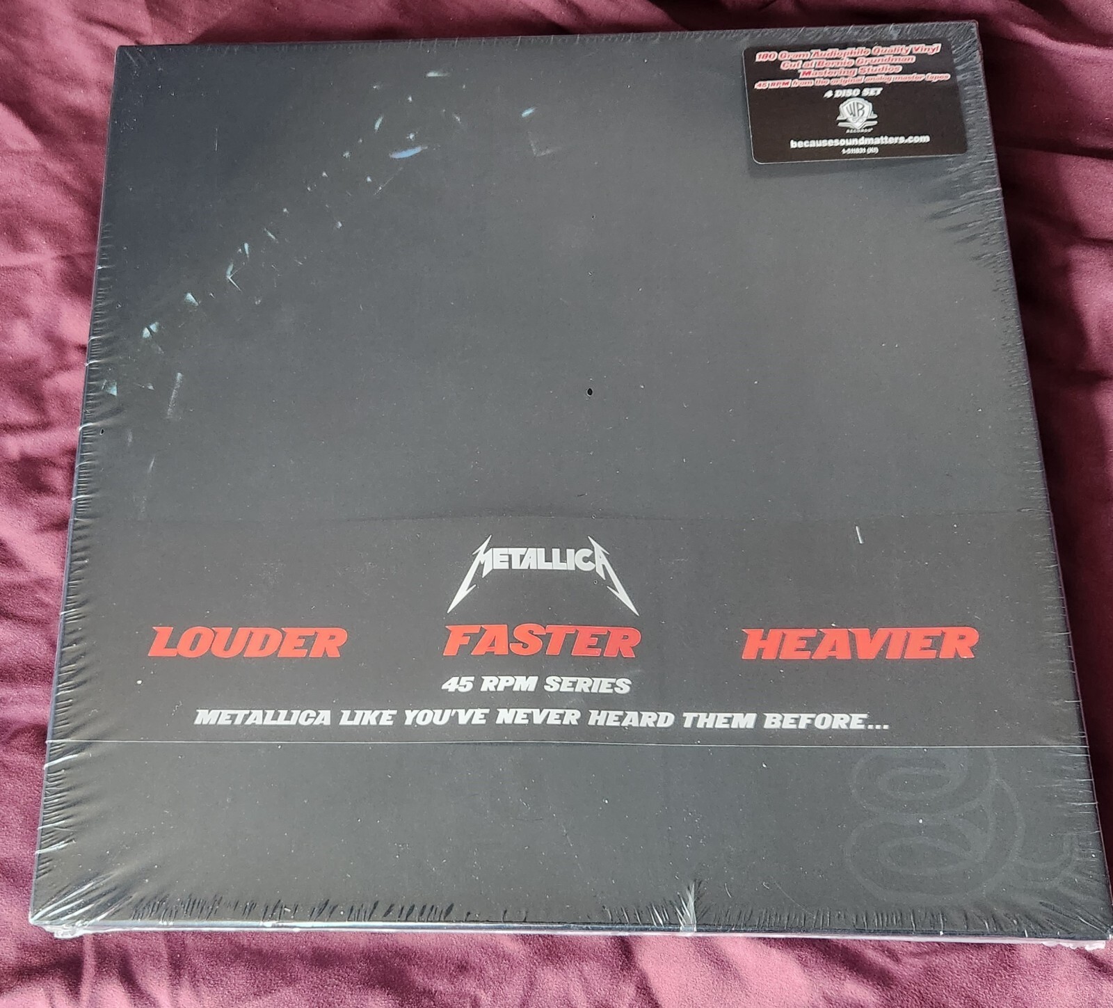 Metallica [LP] by Metallica (Vinyl, Nov-2008, 4 Discs, Warner Bros ...