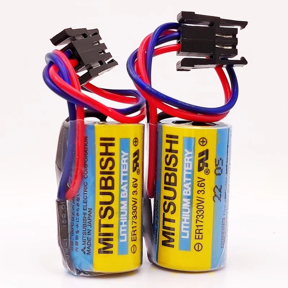 6x 1700mAh ER17330V 3.6V Mitsubishi A6BAT MR-BAT PLC Battery Power for ...