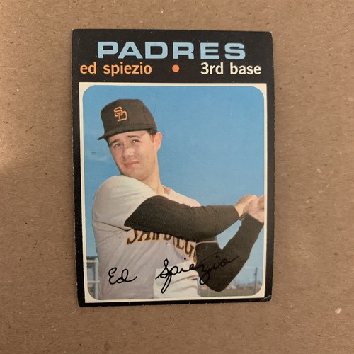 1971 Topps Ed Spiezio # 6 San Diego Padres Baseball Card | eBay