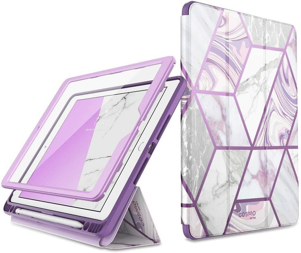 iPad 7th Gen 10.2 Case i-Blason COSMO Cover Screen Protector Pencil ...