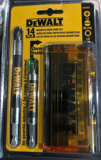 DEWALT Dw2097 14 PC Magnetic Drive Guide Set for sale online | eBay