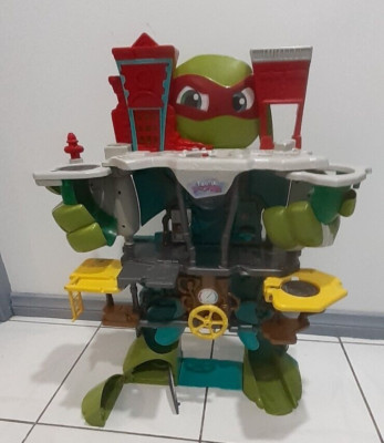 Teenage Mutant Ninja Turtles Half-Shell Headquarters 2016 Imaginext ...