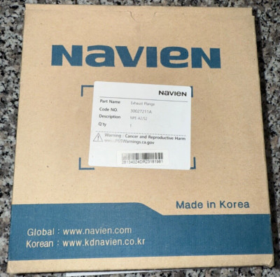 Brand New Navien 30027211A Exhaust Plange NPE-A2/S2 OEM FREE SHIP | eBay