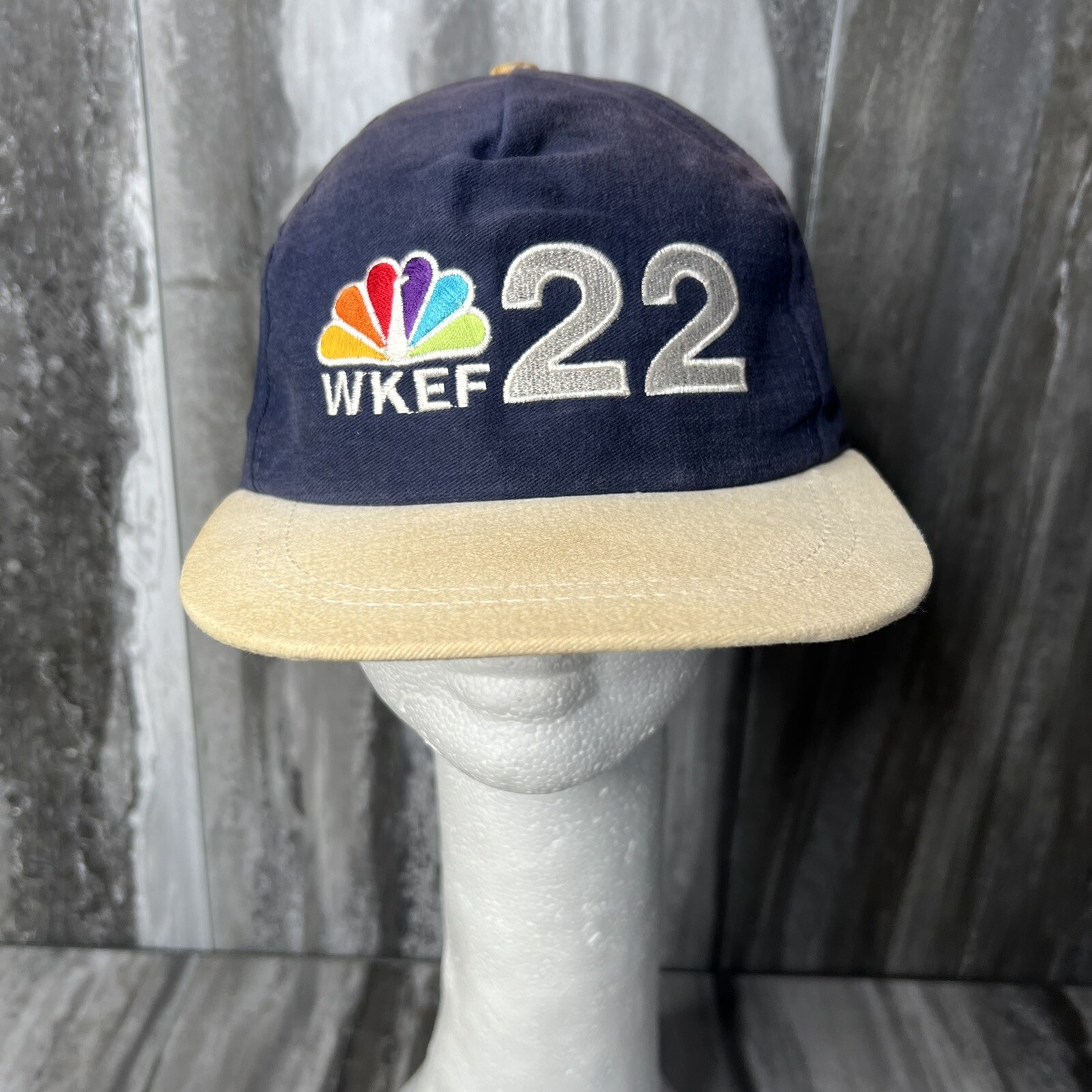 VTG strapback hat NBC local affiliate Dayton Ohio WKEF 22 Made In USA ...
