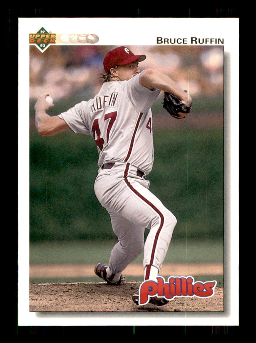 1992 Baseball 1992 Upper Deck Bruce Ruffin Philadelphia Phillies #309 1 ...