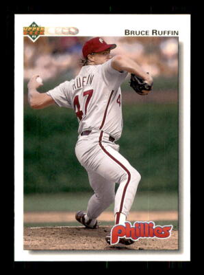 1992 Baseball 1992 Upper Deck Bruce Ruffin Philadelphia Phillies #309 1 ...